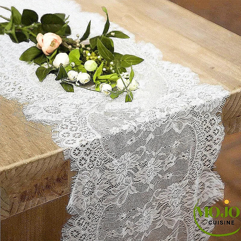 Chemin de table dentelle – Mojo Cuisine