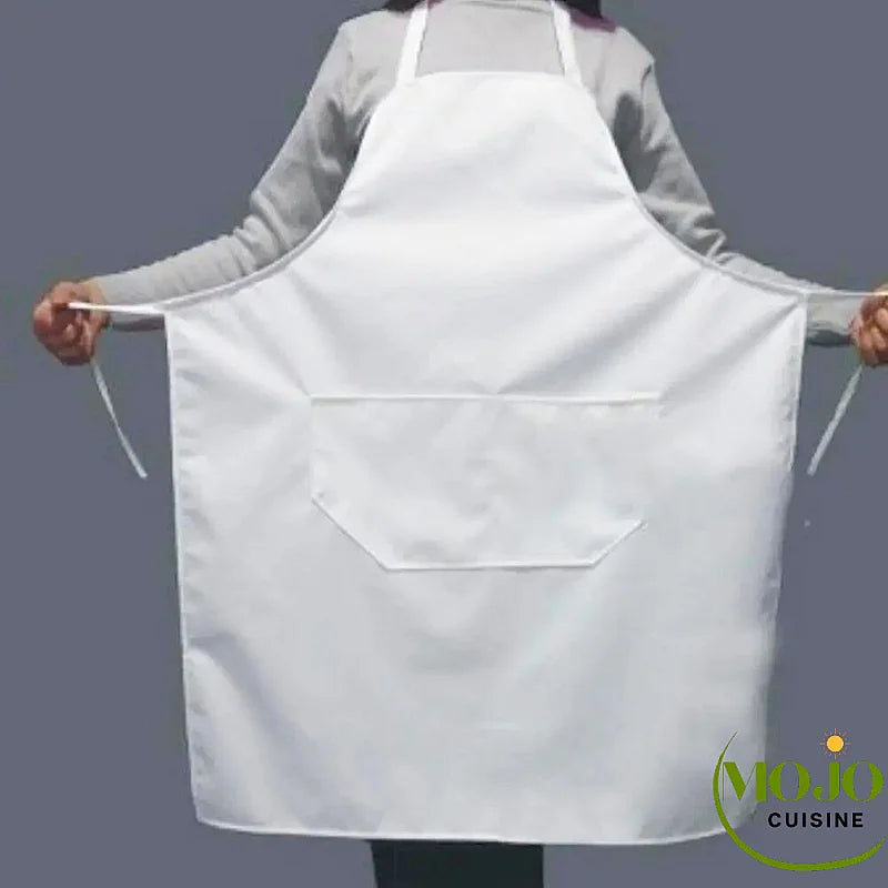 Tablier de cuisine blanc Classic – Mojo Cuisine